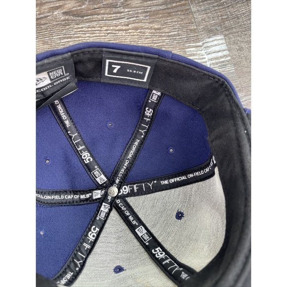 New Era | Accessories | New Era Milwaukee Brewers 59fifty Mlb Fitted Hat Size 7 Baseball Cap ...